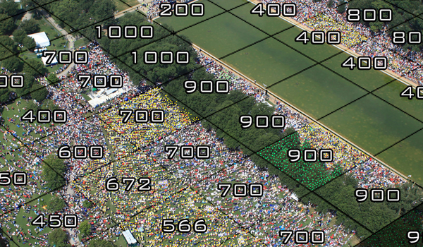 How Is Crowd Size Estimated? • Digital Design & Imaging Service, Inc ...